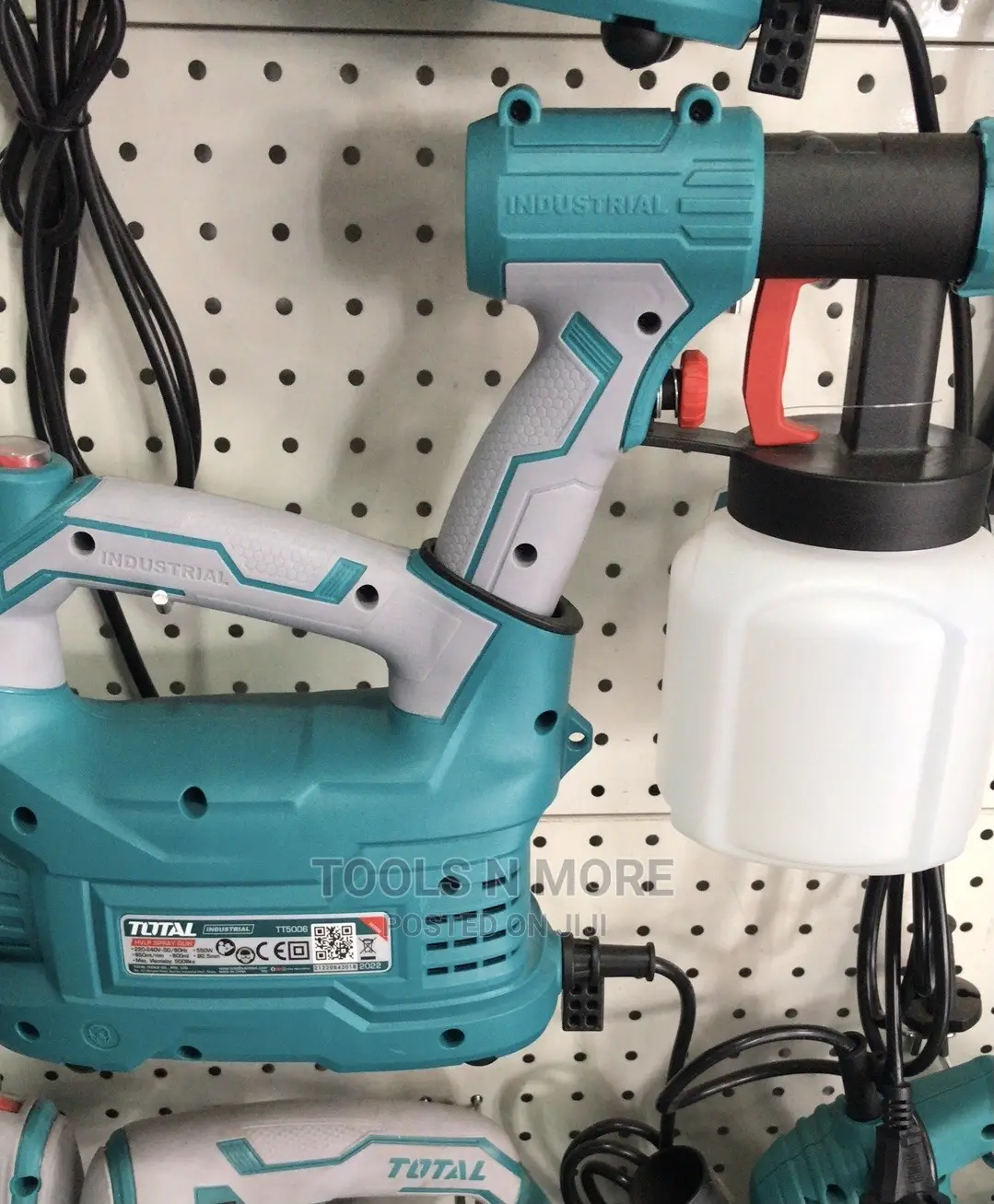 Total Electric Spray Gun (550w) -Plastic Can for sale - Tools n More ...