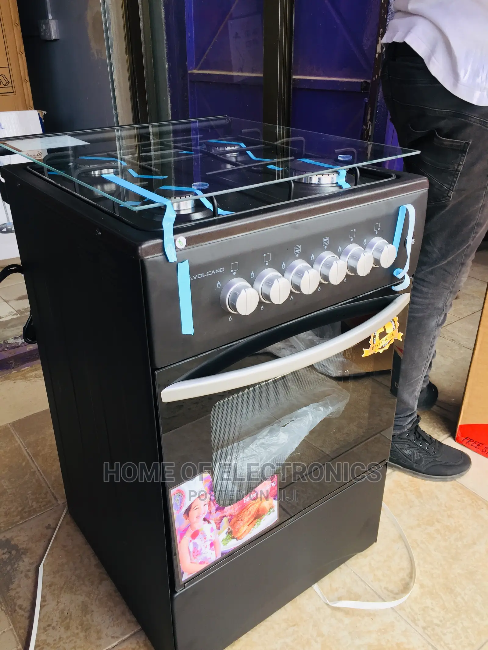 Fresh New Volcano 4 Burner All Gas Cooker(Black Color) in Accra ...