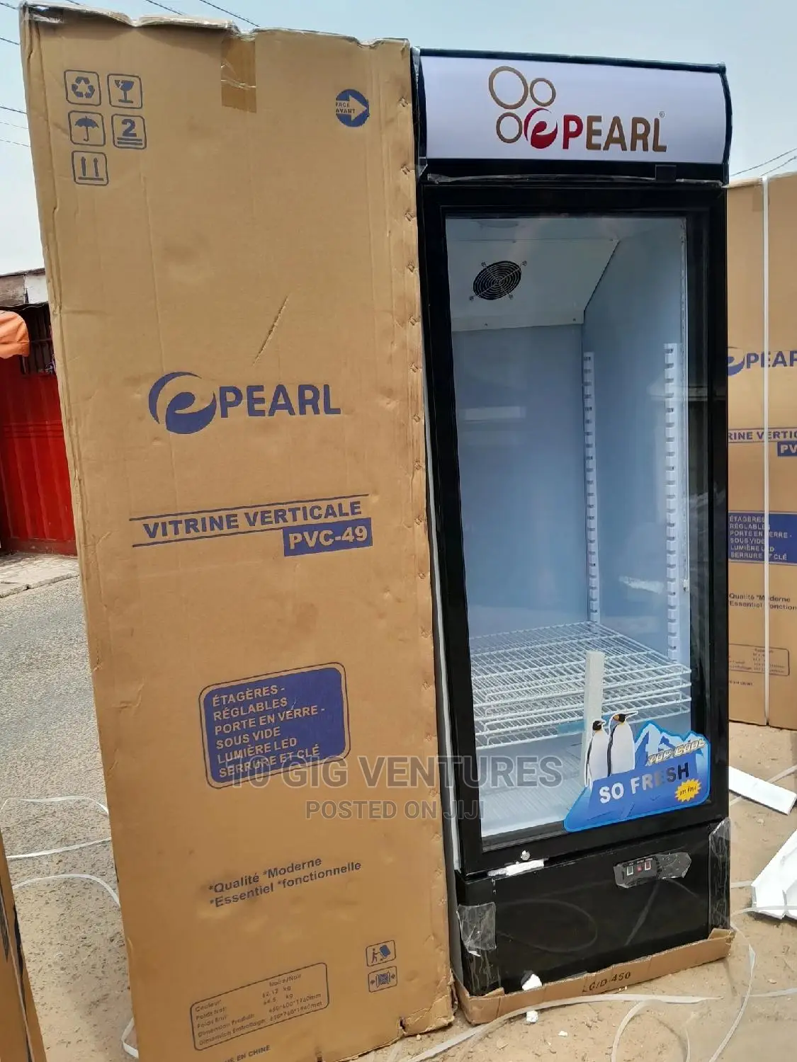 Vitrine Vertical Pearl PVC-49 Single Door Display Fridge in Adabraka ...