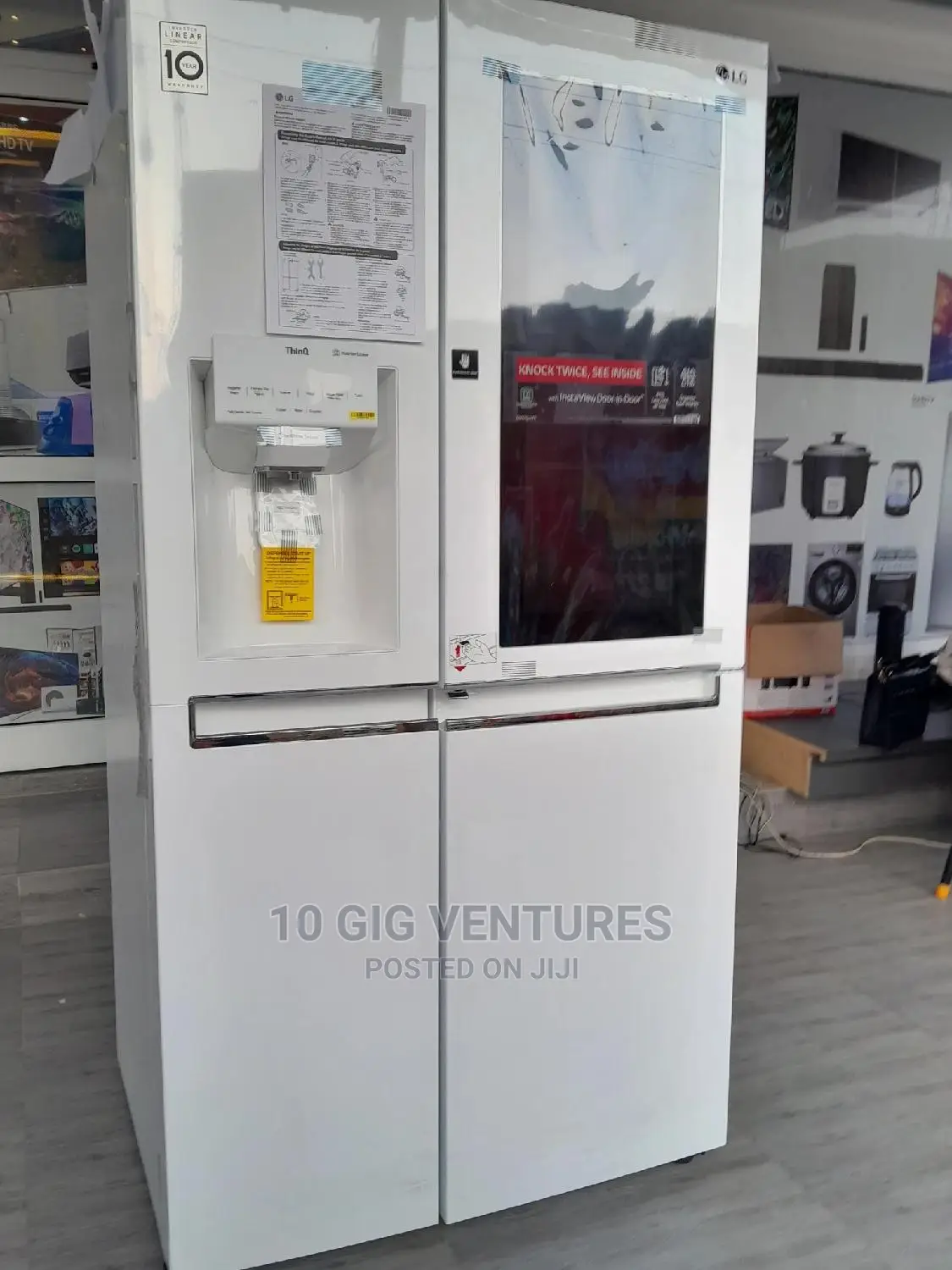 LG White Door in Door Linear Compressor Refrigerator in Adabraka ...