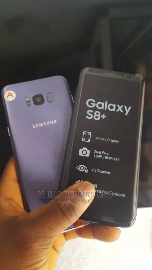 New Samsung Galaxy S8 Plus 128 GB Black in Madina - Mobile Phones, Vhinõ Phones Enterprise ...