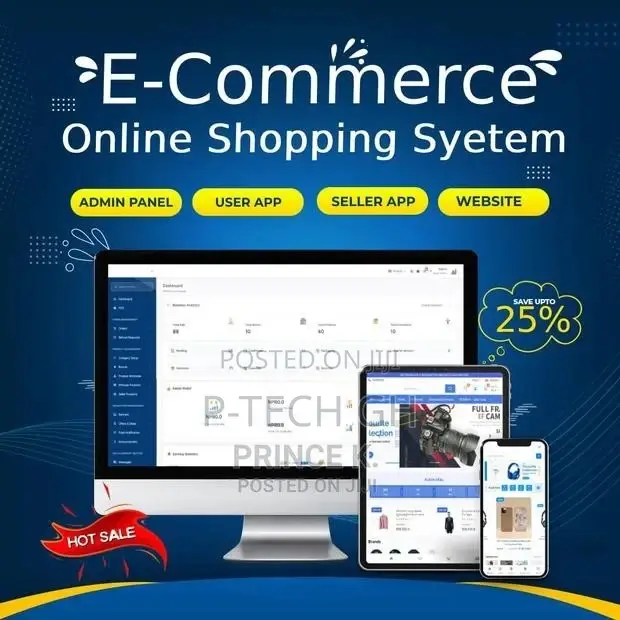 Ecommerce Shopping Website With Admin Panel + App in Achimota - Computer & IT Services, Prince K ...