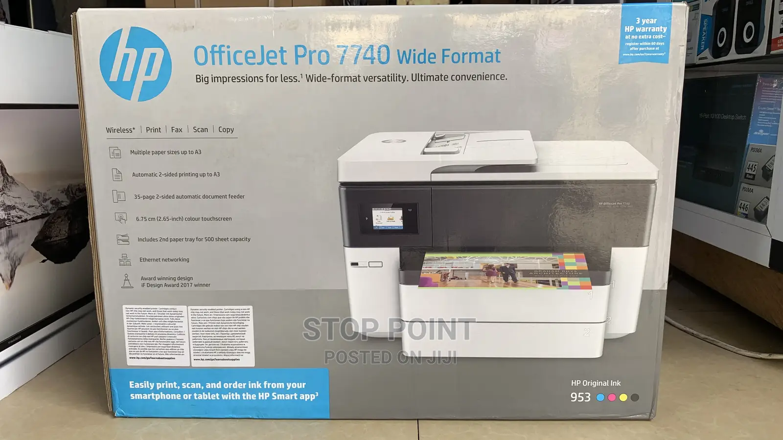 A3 Hp Office Jet Printer in Kumasi Metropolitan - Printers & Scanners, Stop Point | Jiji.com.gh