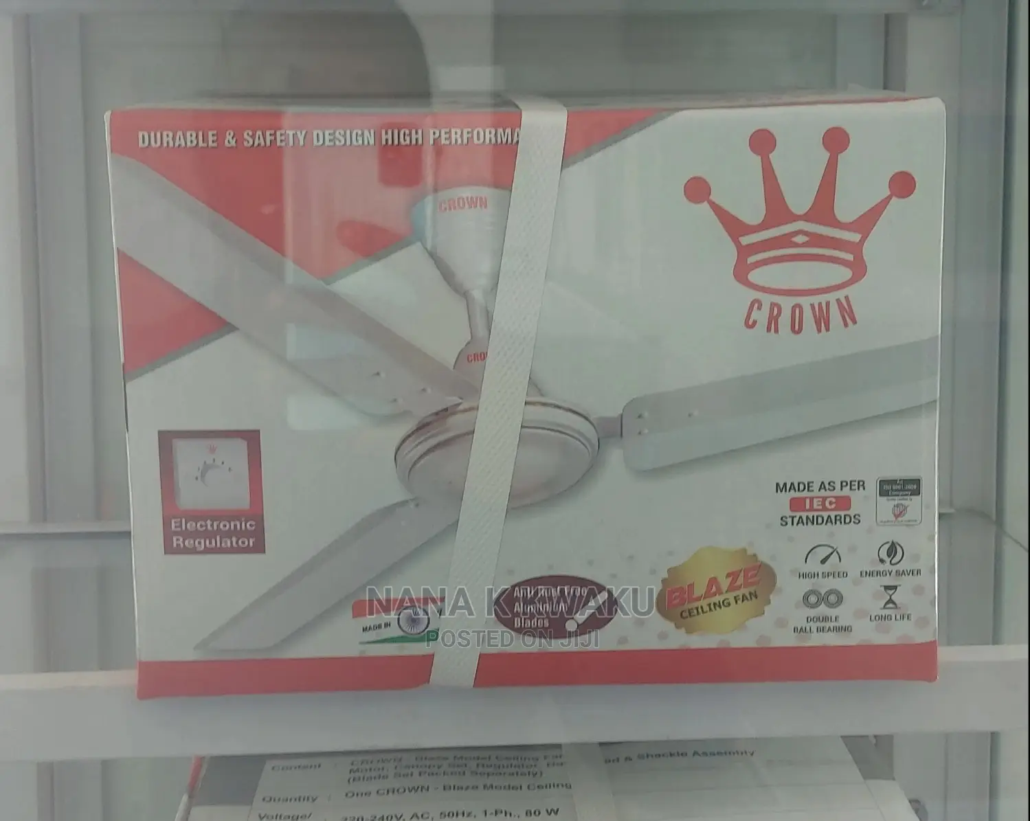 Best Crown Ceiling Fan in Accra Metropolitan - Home Appliances, Nana ...