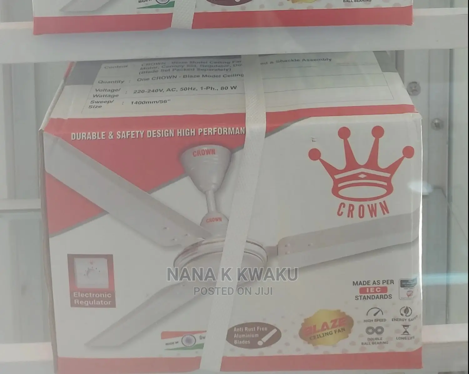 Best Crown Ceiling Fan in Accra Metropolitan - Home Appliances, Nana ...