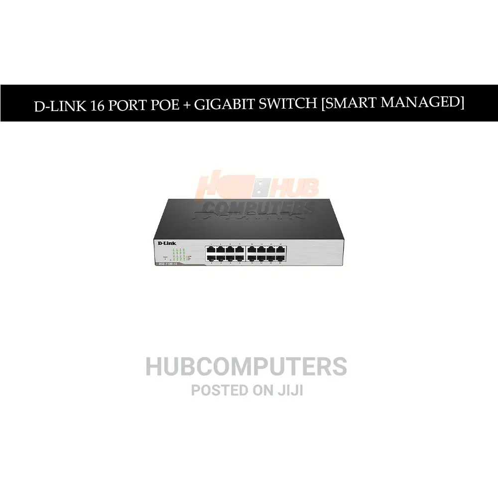 D-Link 16 Port Poe + Gigabit Switch [Smart Managed] in Madina ...