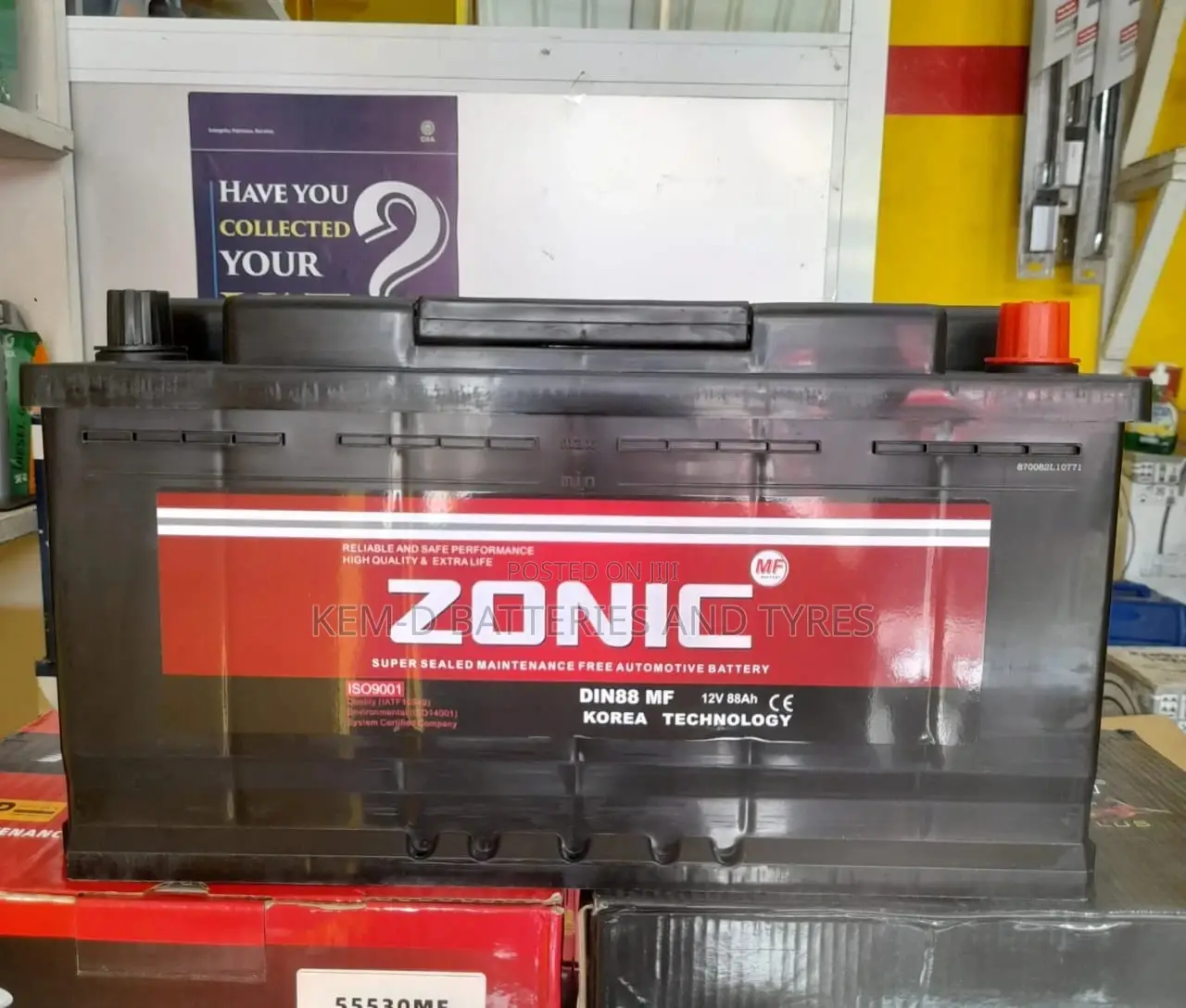 17 Plates 12V 88ah Zonic Battery in Kwashieman - Vehicle Parts ...