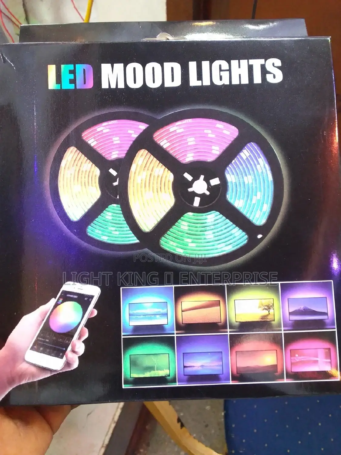 USB Led Tv Strip Light With Remote and Phone Controler in Tema ...