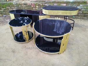Strong Metal Table With Laminated Glass in Tema Metropolitan - Other ...