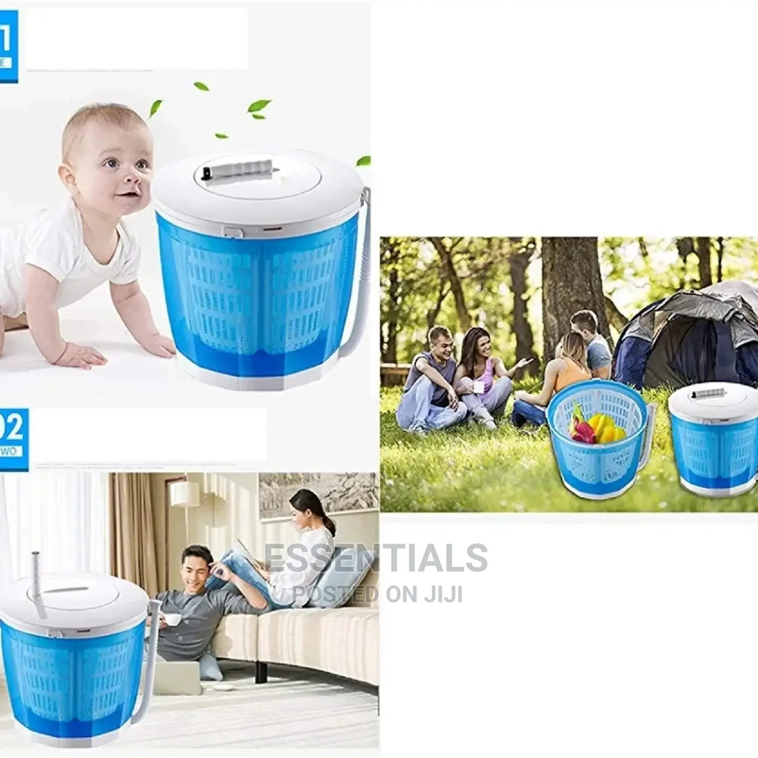 Portable Manual Non-Electric Washing Machine and Spin Dryer in Tema ...