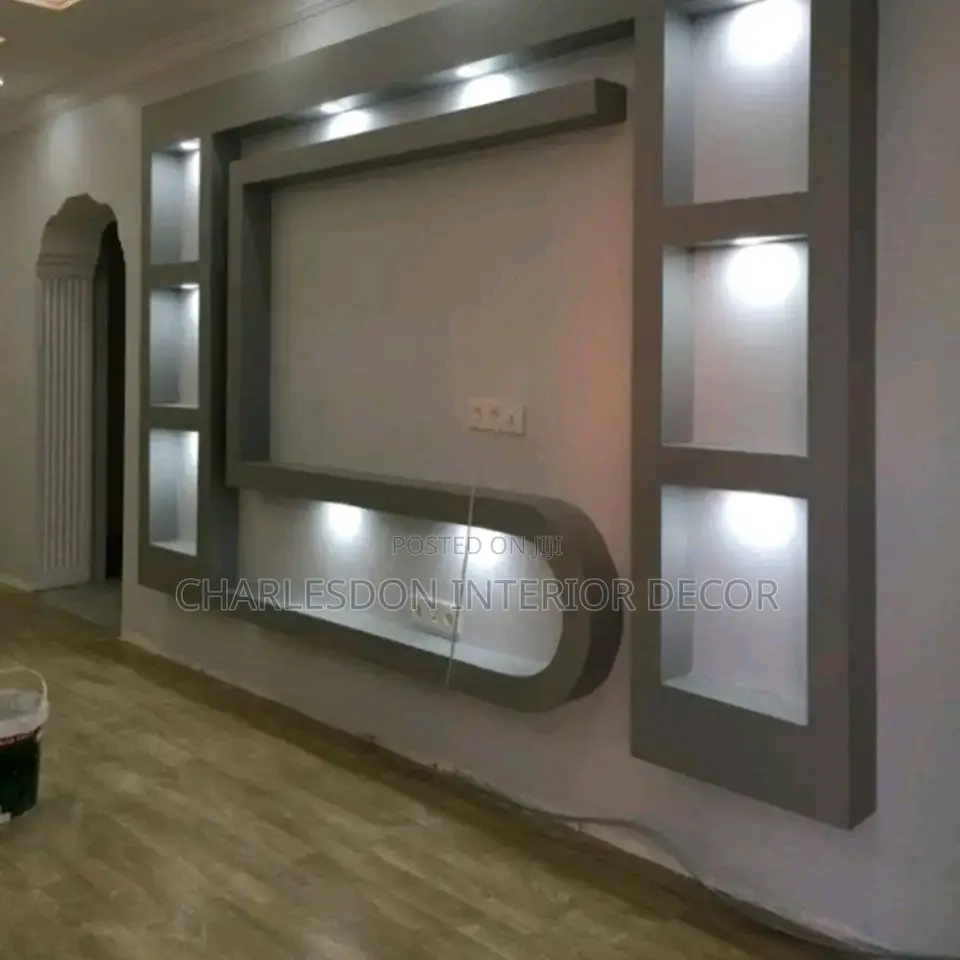 Tv Stand Designer and Ceiling Installation in Kasoa - Building & Trade ...