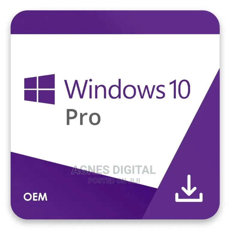 Microsoft Windows 10 Pro OEM Key (Original License) 1PC in Madina ...