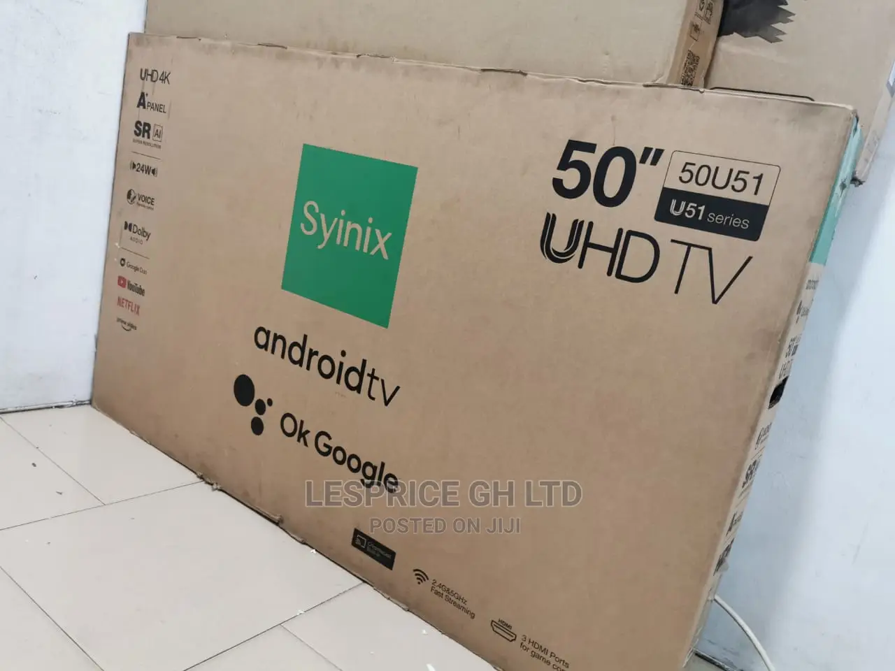 Get the New Syinix 50 Smart Android UHD Tv in Osu - TV & DVD Equipment ...