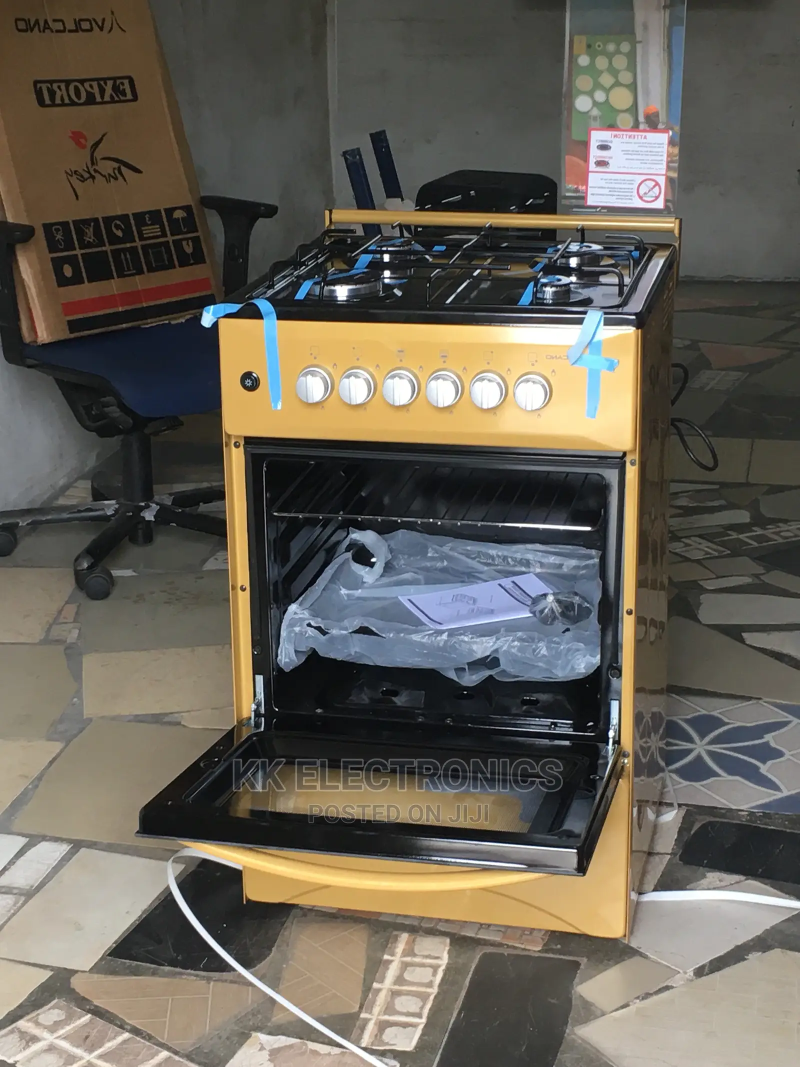 Volcano 50x50 Gas Cooker Designed in Italy and Made in Turke in Accra ...