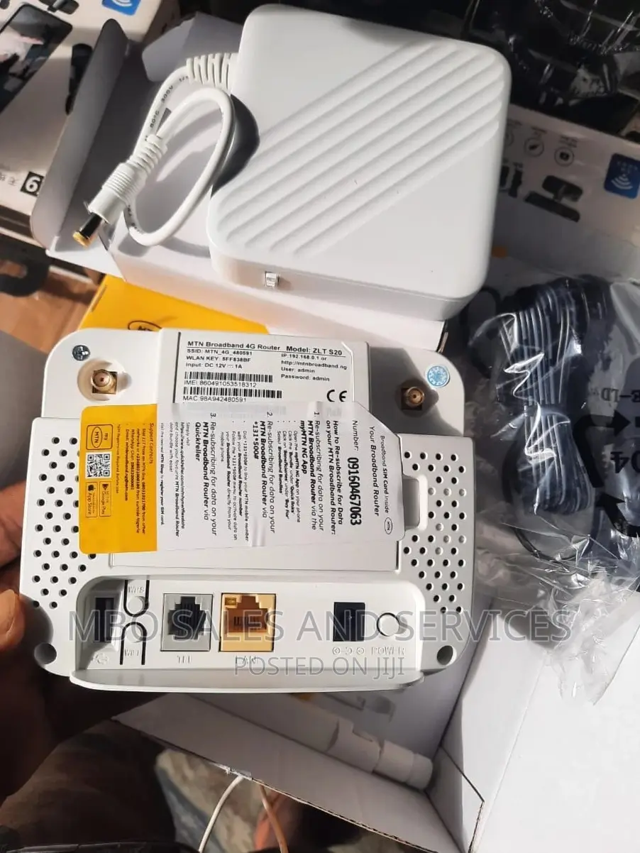 MTN 4G Router With Free UPS/Powerbank in Dansoman - Networking Products ...