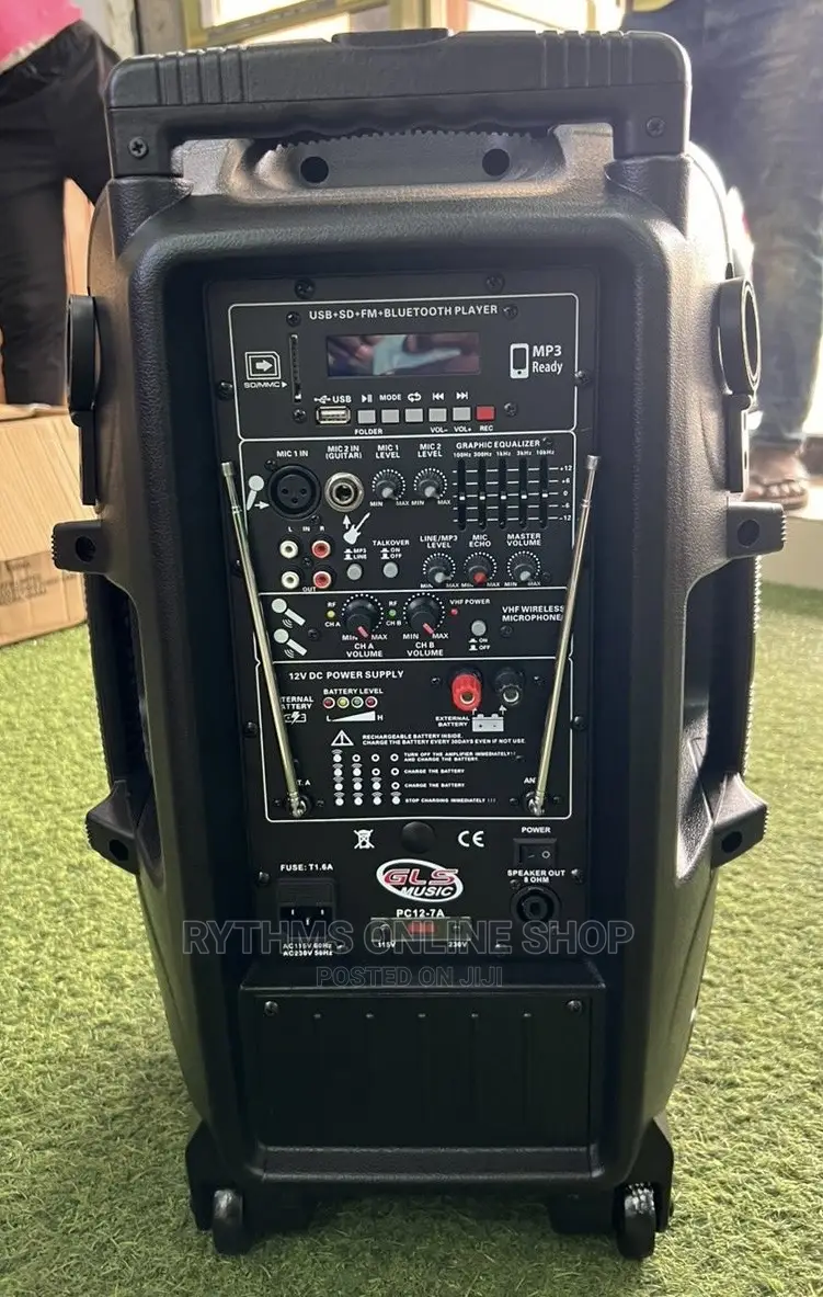 GLS 12” BT Rechargeable Speaker in Accra Metropolitan - Audio & Music Equipment, Rythms Online ...