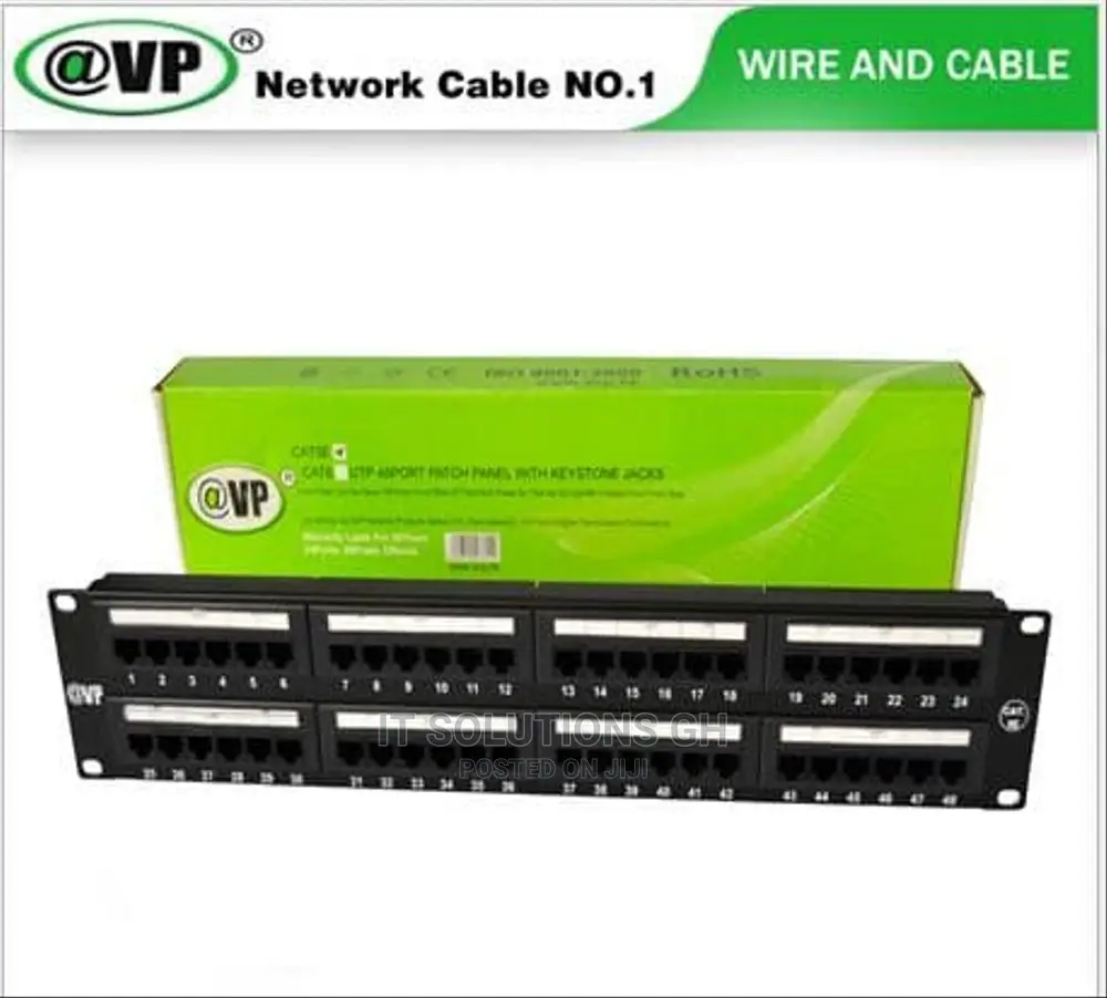 Avp Cat6 Patch Panel 48port in Osu - Computer Accessories , Microview ...