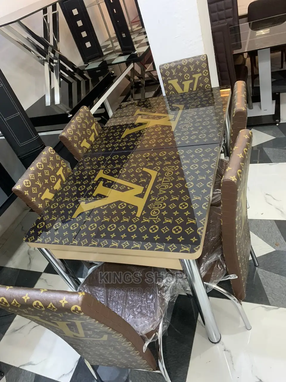Louis Vuitton Dining Table Set in Teshie - Furniture, Kings Shop | Jiji ...