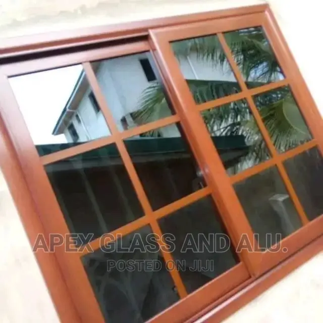 Aluminum Sliding Window Wood Colour in Lapaz - Windows, Henry Kwabi ...