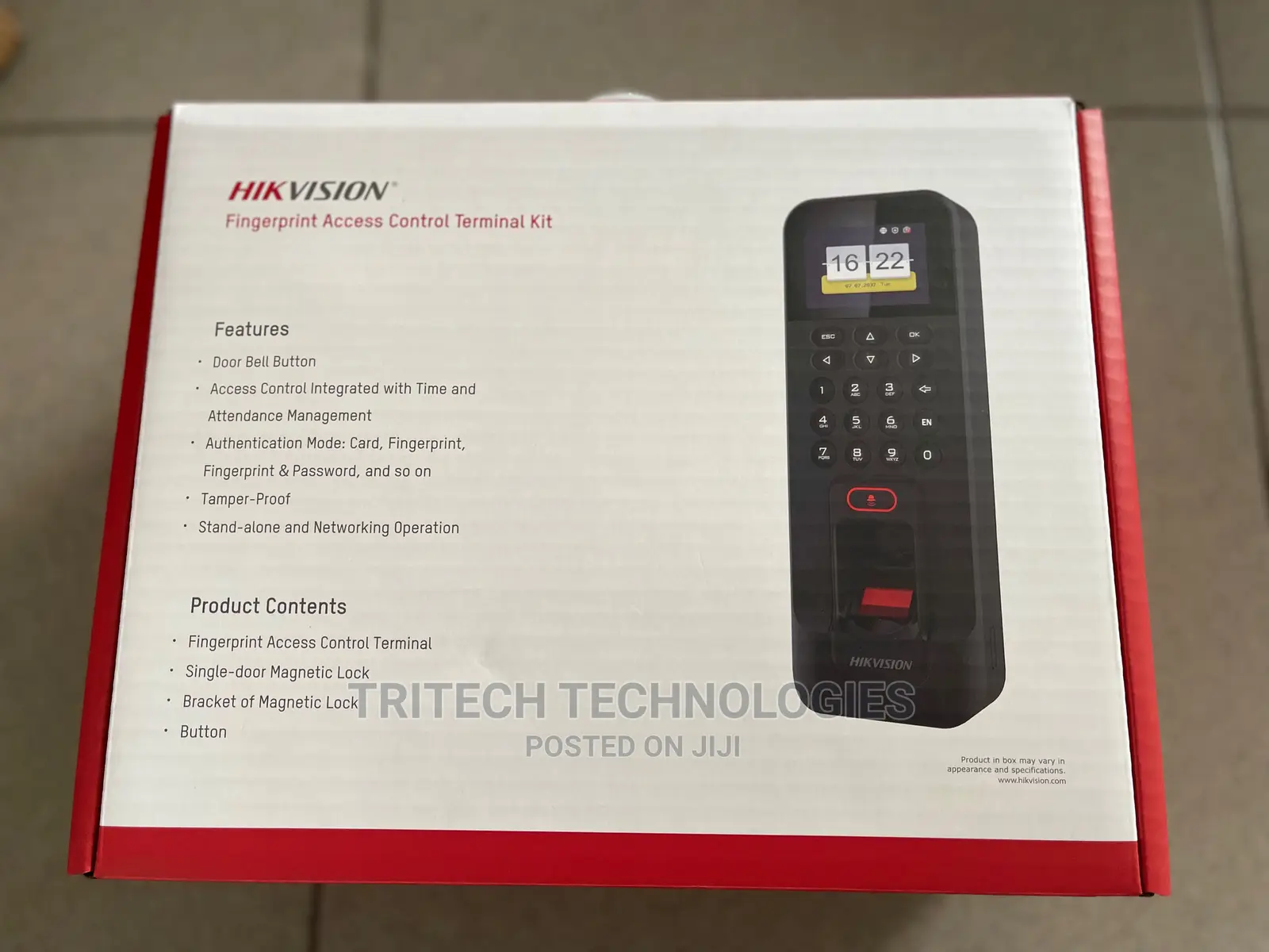 Hikvision Ds-kas261 Fingerprint Terminal KIT in Lapaz - Safety ...