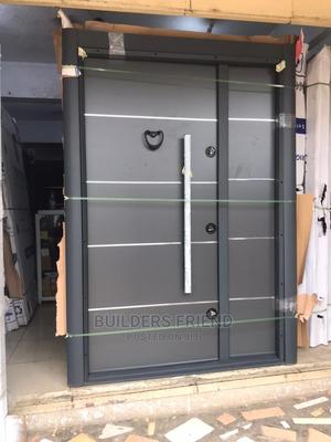 Gray Executive One Half Turkish Heavyduty Security Door in Accra Metropolitan - Doors, Builders ...