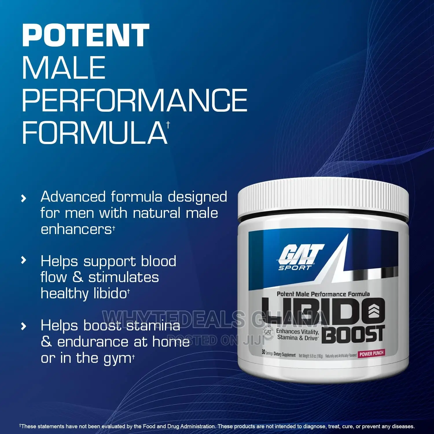 GAT Sport Libido Boost Powder, Male Performance Formula in Accra ...