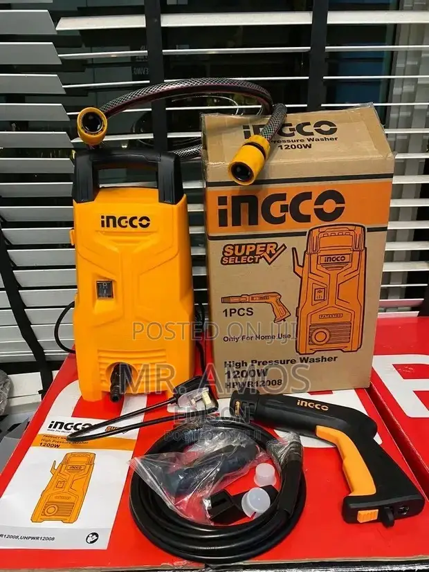 Ingco High Pressure Washer 1200W 90bar - HPWR12008 in Accra Metropolitan - Garden Supplies ...