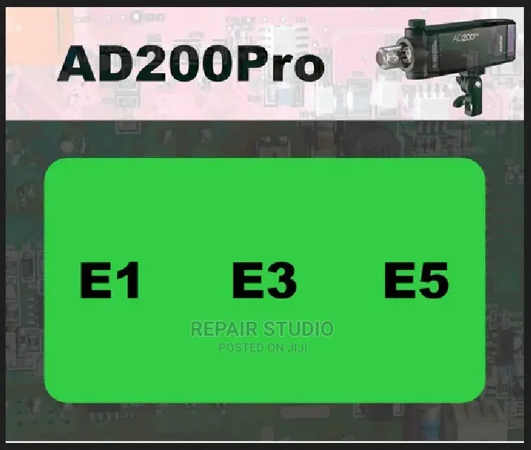 Ad200 / Ad200 Pro Stobelight E1 E3 E5 Repair in Lapaz - Repair Services ...