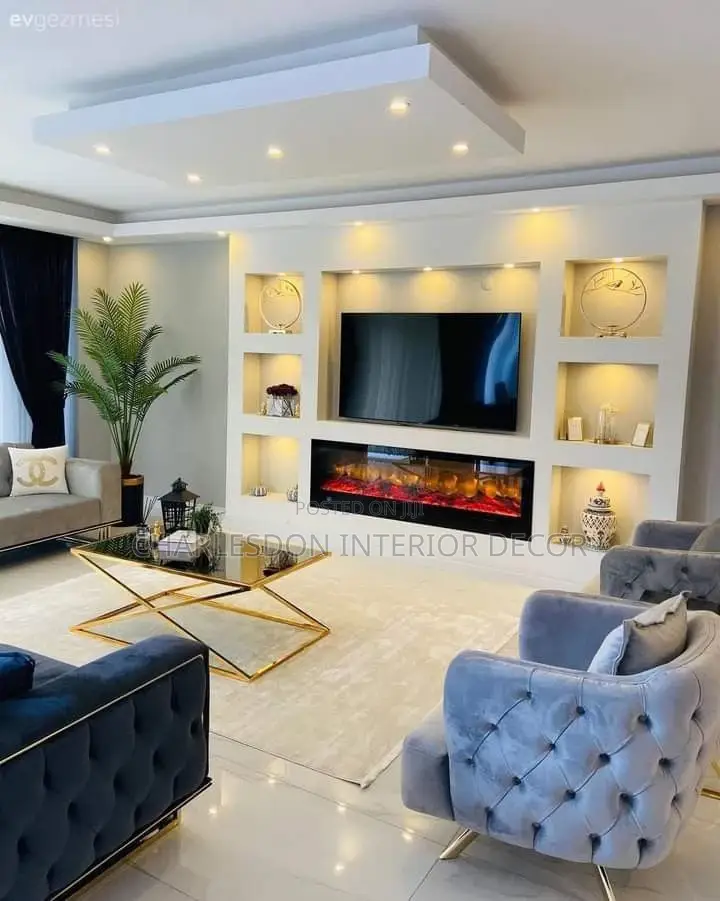 Tv Stand Designer and Ceiling Installation in Kasoa - Building & Trade ...