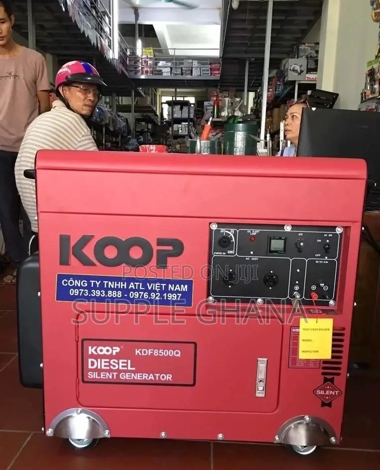 Generator 8500wax Koop 7.5kva Diesel Silent Generator in Accra ...