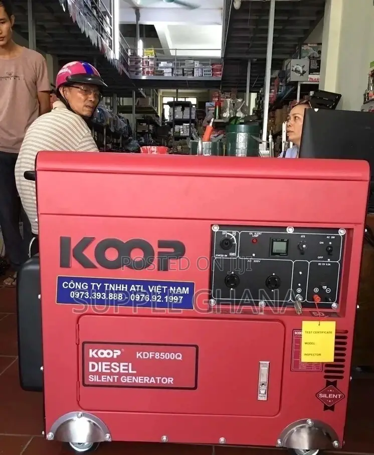 85 Generator Koop 7.5kva Diesel Auto Start Silent Generator in Accra ...