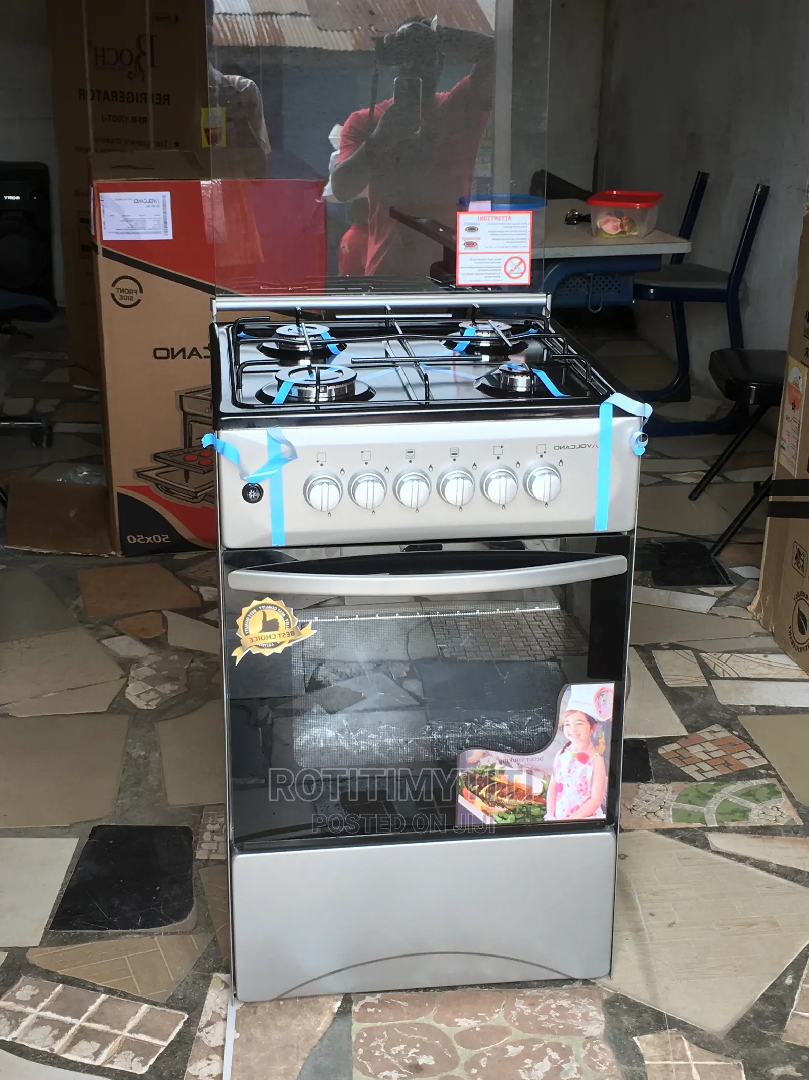 Gray Colored Gas Cooker With Oven and Grill in Accra Metropolitan ...