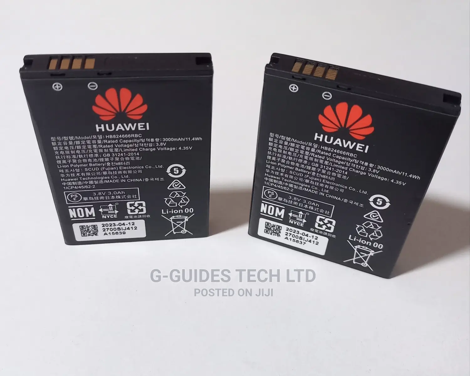 Huawei 3.8V 3000mah Rechargeable Battery, 4G MIFI Battery in Madina ...
