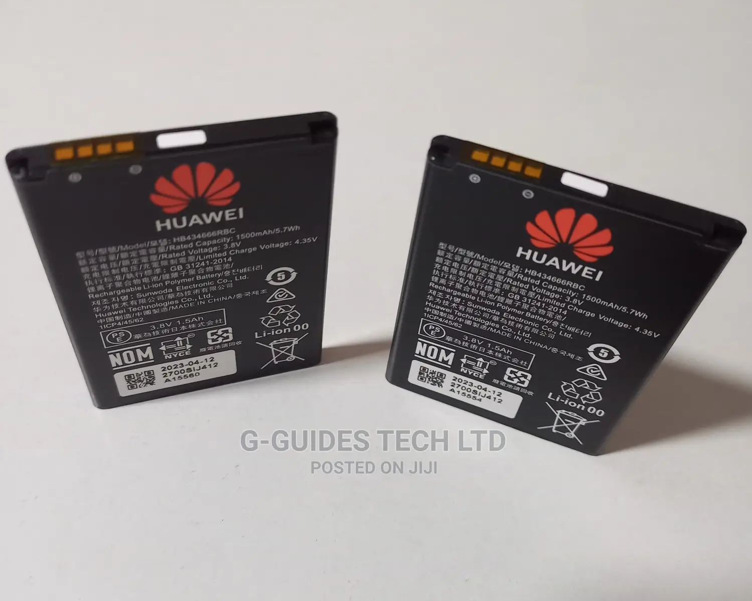 Huawei 3.8V 1500mah Rechargeable Battery, Huawei 4G Battery in Madina ...