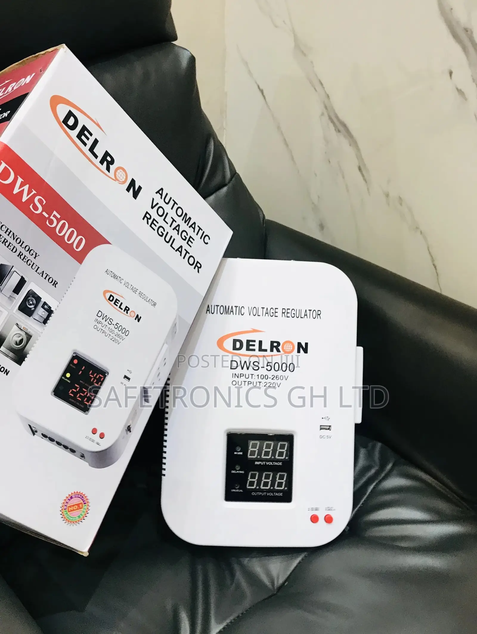 Original DWS-5000 Wall Automatic Voltage Regulator Delron in Adabraka ...
