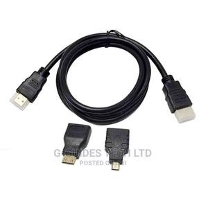 3 In 1 Mini HDMI To Hdmi, Micro HDMI To HDMI Cable 1.5M in Madina ...