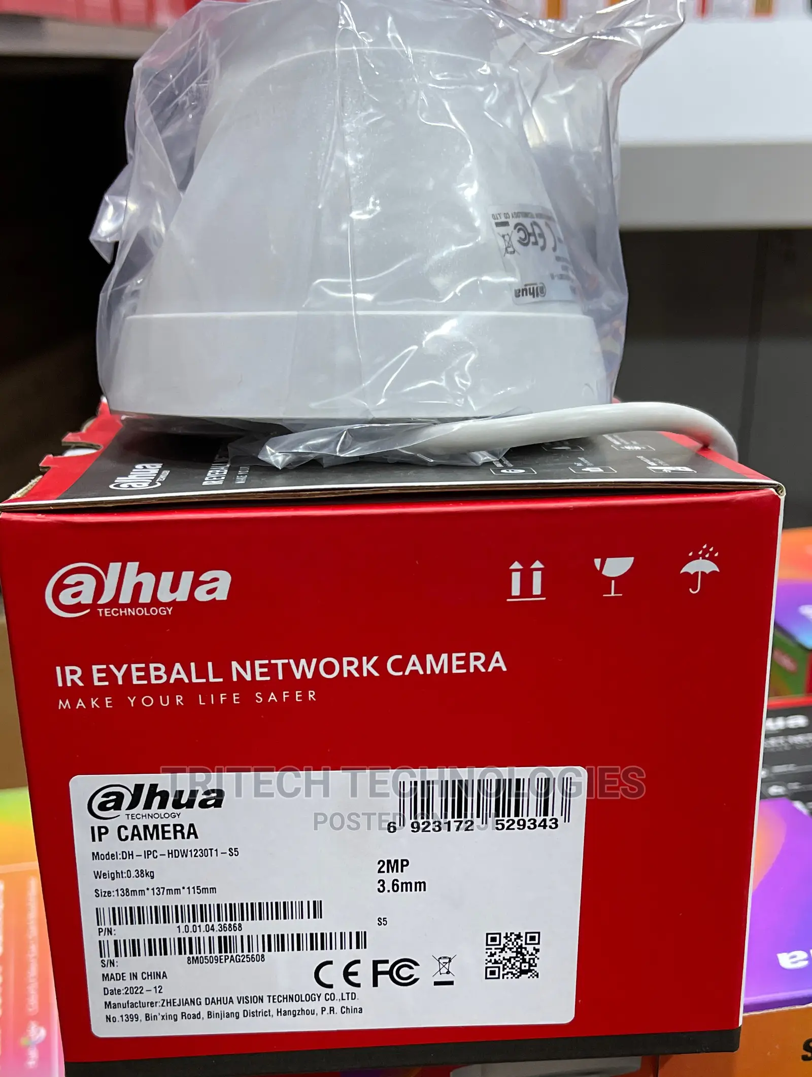 Dahua 2mp IP Camera Dh-Ipc-Hdw1230t1-S5 in Lapaz - Security ...