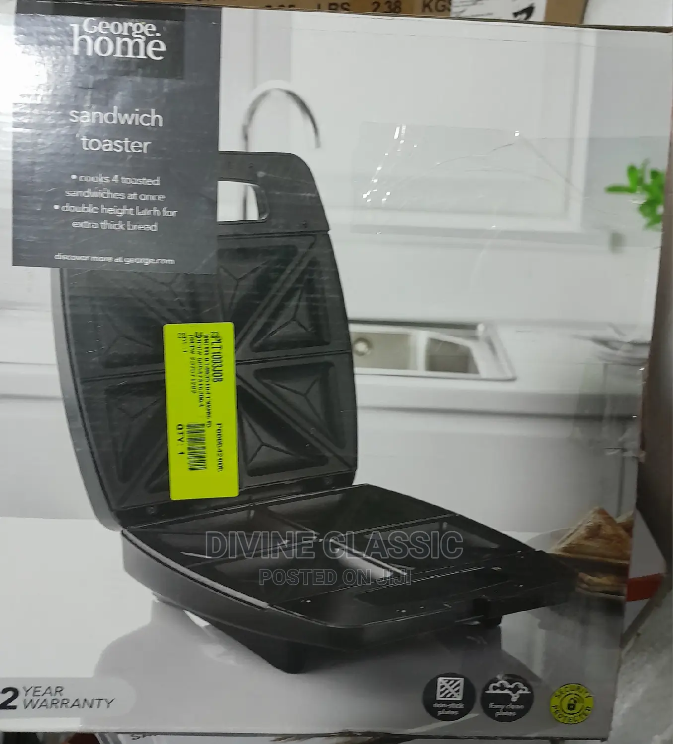 Georgehome 4 Slice Sandwich Toaster in Mataheko - Kitchen Appliances ...
