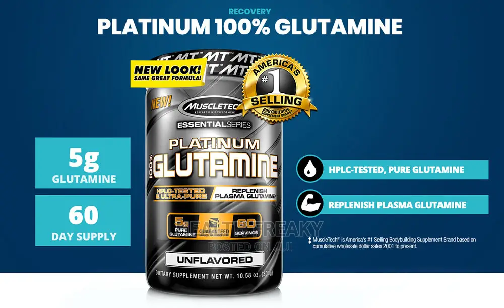 Glutamine Muscletech Platinum 100% Glutamine Muscle Recovery in Accra ...