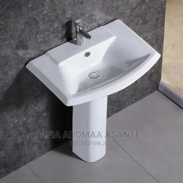 Ceramic Hand Wash Basin With Pedestal Stand [Complete Set] in Accra ...