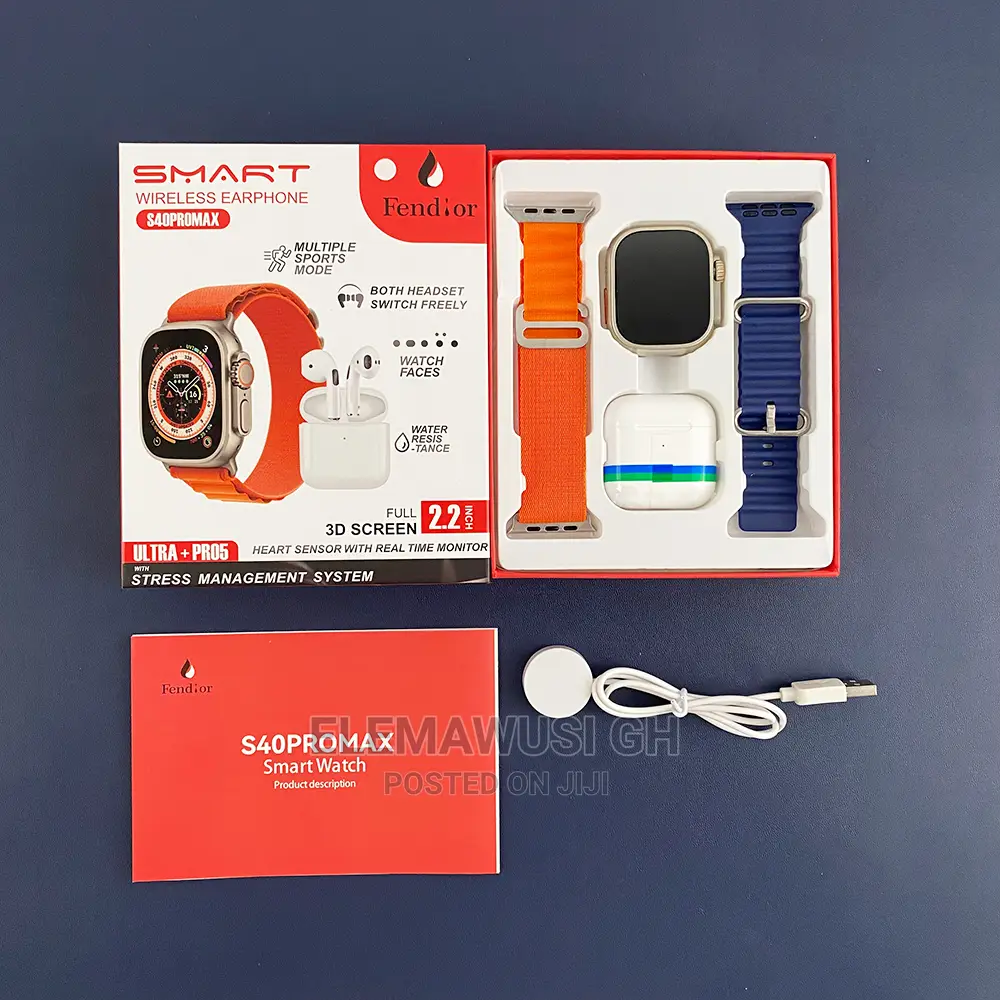 Fendior Ultra Smart Watch Plus Pro5 Airpods (Series 8) for sale ...