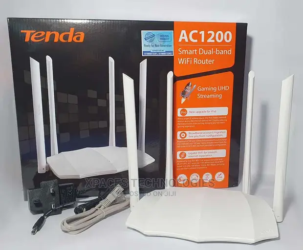 Tenda AC5 AC1200 Smart Dual Band Wi-Fi Router, 08/26/2022