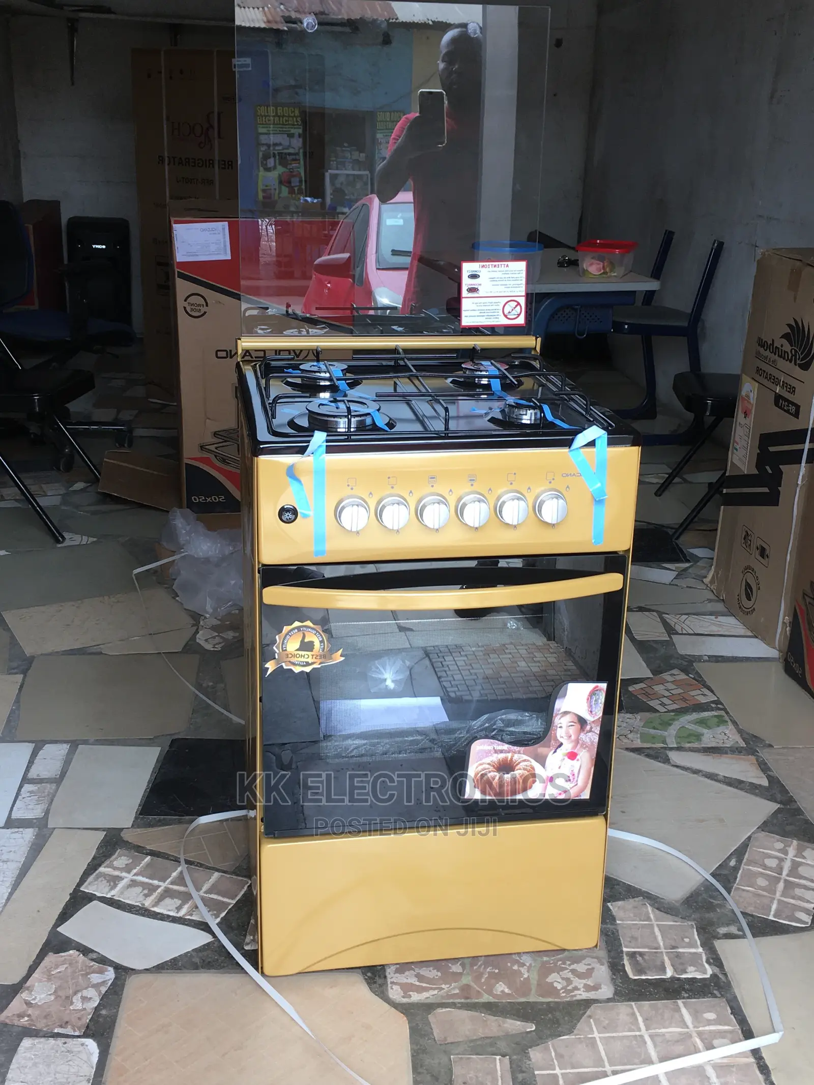 Volcano Gas Cooker - Gold Color Available as Seen in Accra Metropolitan ...