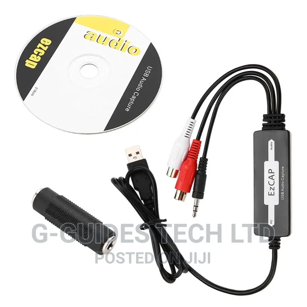USB Audio Capture Card Audio Sound Grabber Recorder in Madina - Audio ...