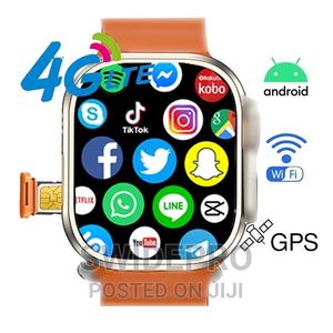 4g Android Smart Watch S8 Ultra With Sim Port in Circle - Smart Watches ...