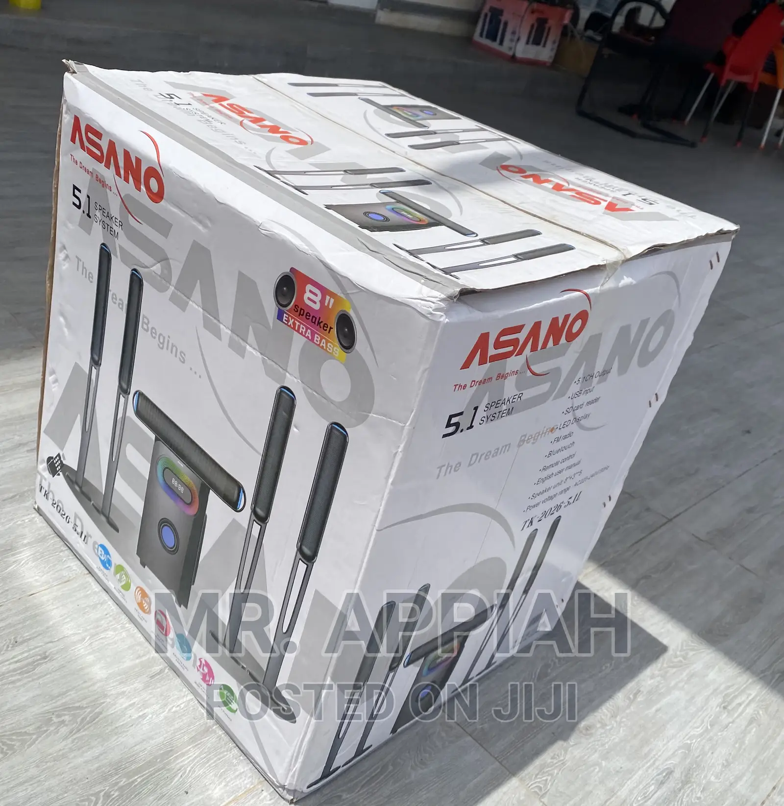 Elegant Black Asano 2026 Sound Bar System(5.1ch). in Adabraka - Audio ...