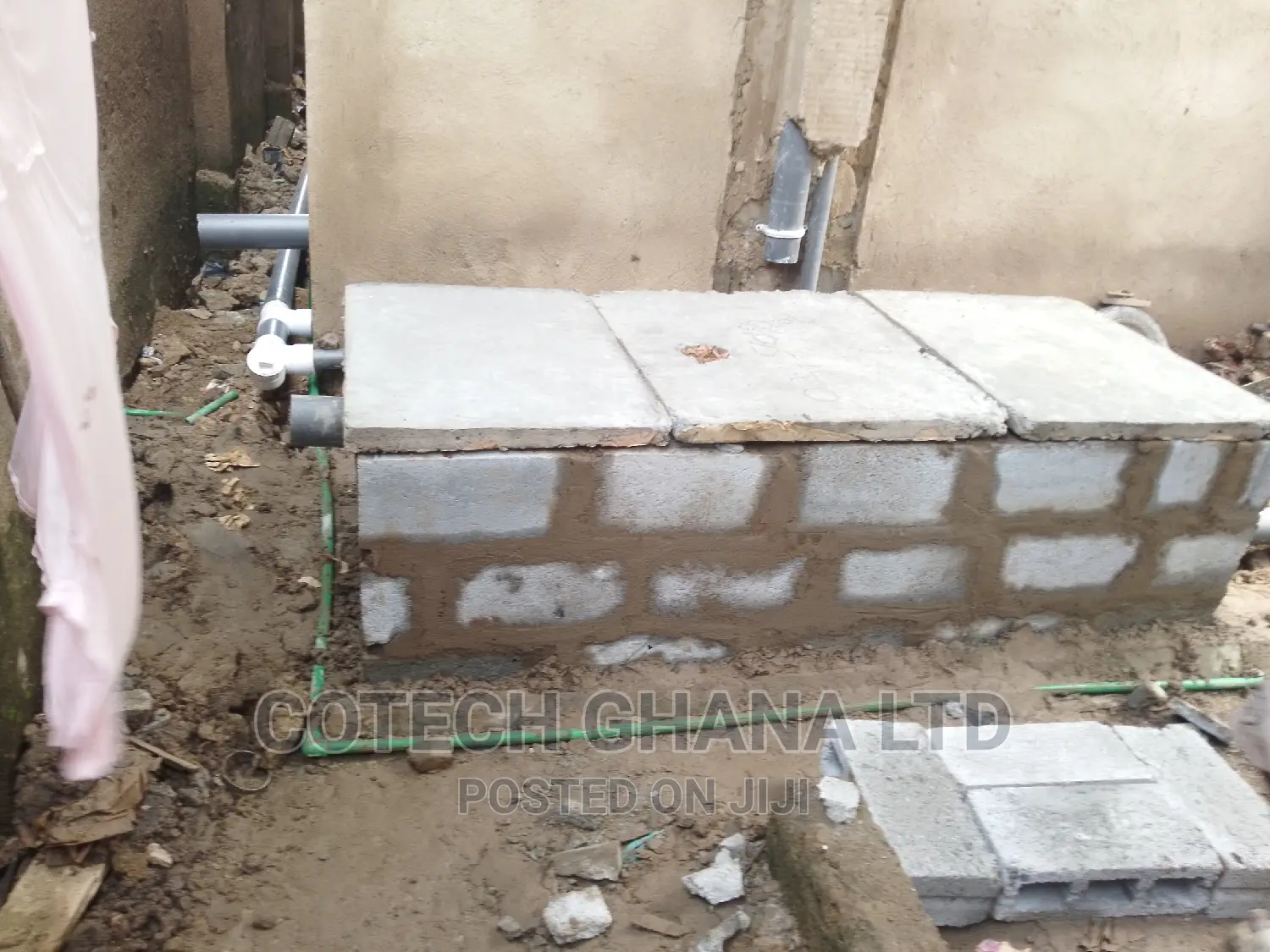 Bio Digester Toilet Facility/Biofil/Biogas System in Accra Metropolitan ...