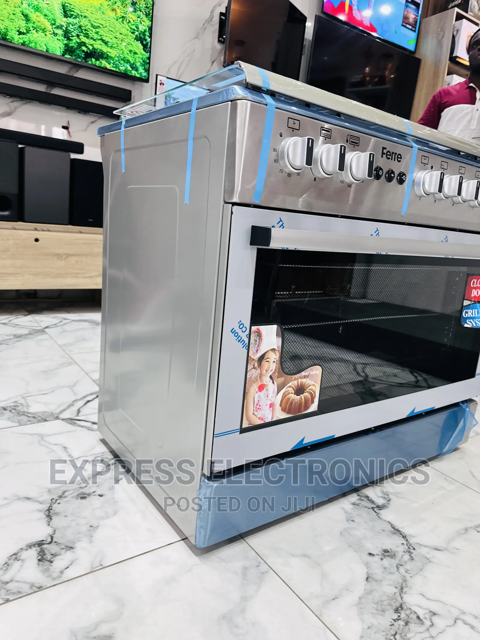 All Gas Cooker 6burner 60/90 Oven Rotisserie Grill in Adabraka ...