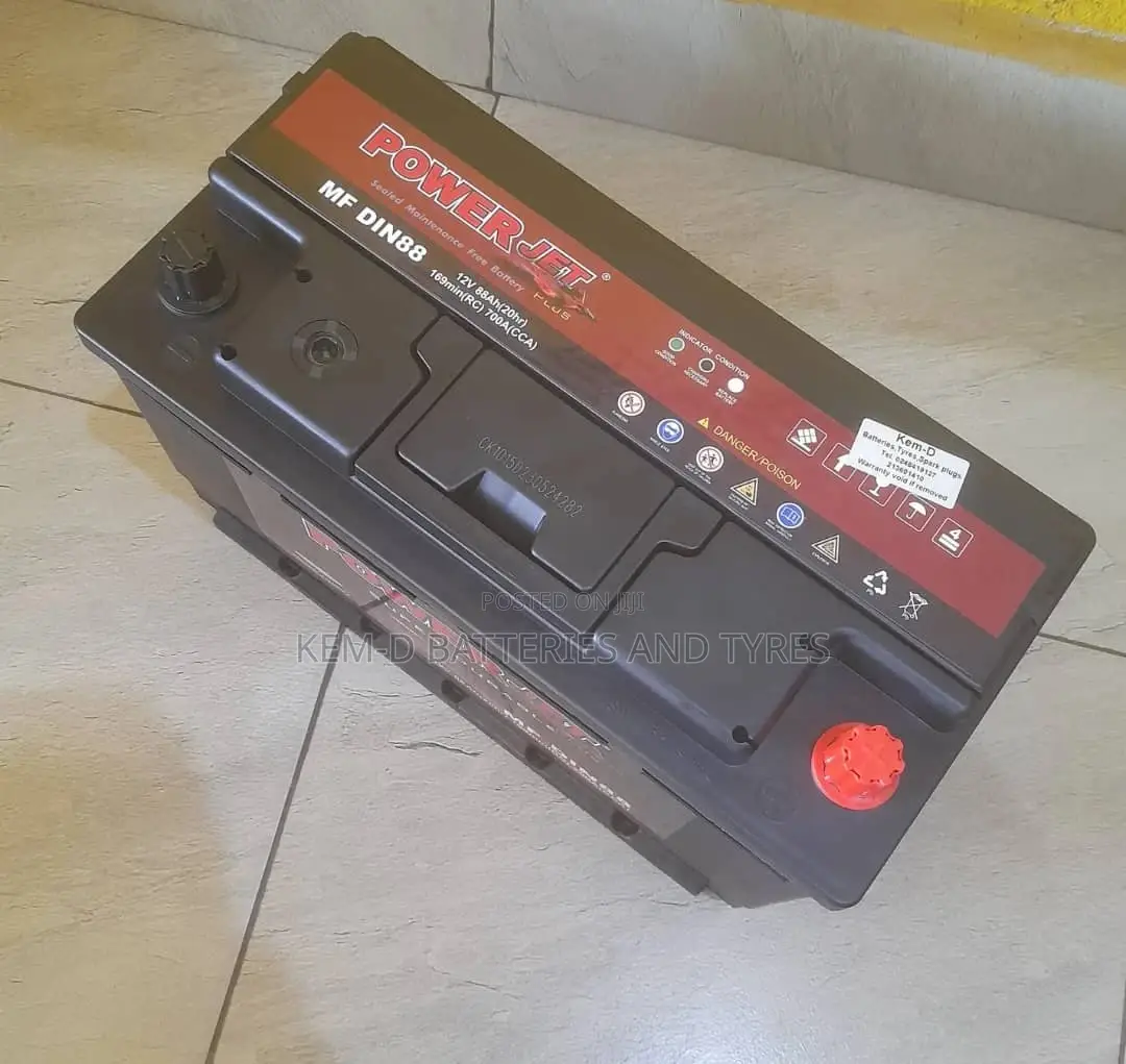 17 Plates 88ah 12V Power Jet Batteries - Free Delivery in Lapaz ...