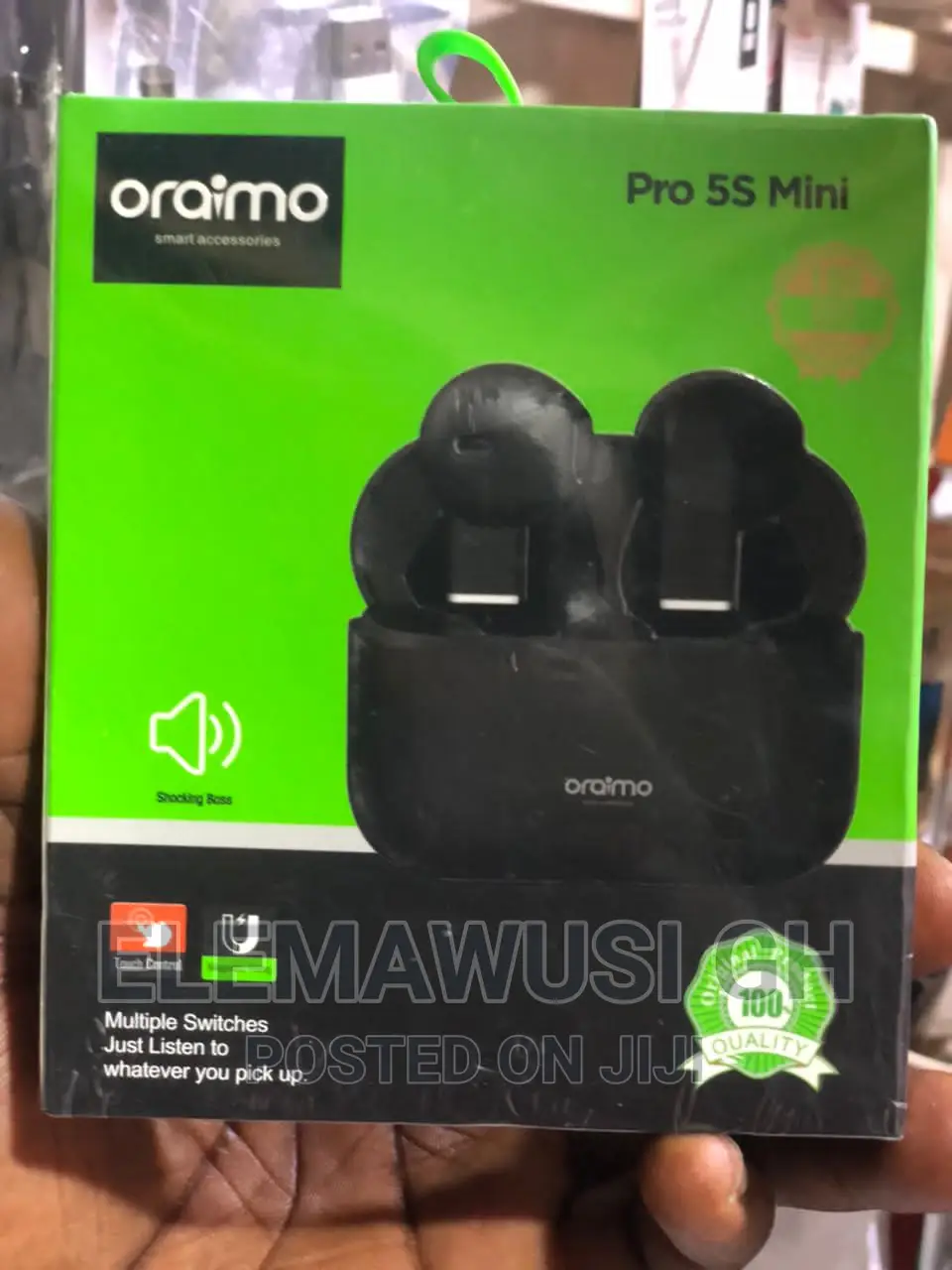 Oraimo Pro 5s Mini Wireless Earbuds in Achimota - Headphones, Elemawusi Gh | Jiji.com.gh